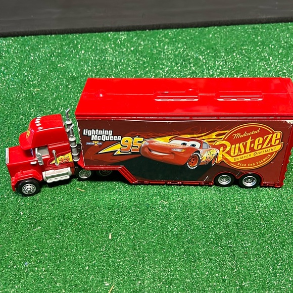 Toys | Rusteze Lightning Mcqueen Cars Toy Plastic Trailer | Poshmark